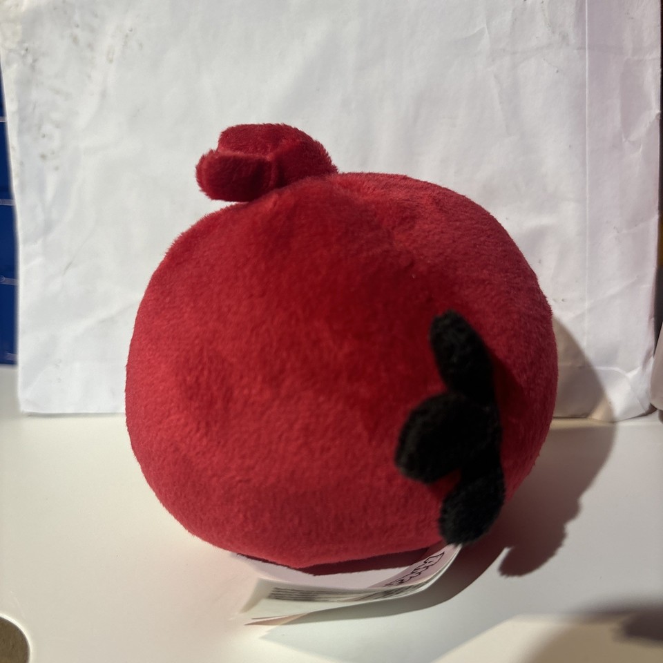 Red Angry Bird Labelled 5" Plush Toy For Collectors | eBay UK
