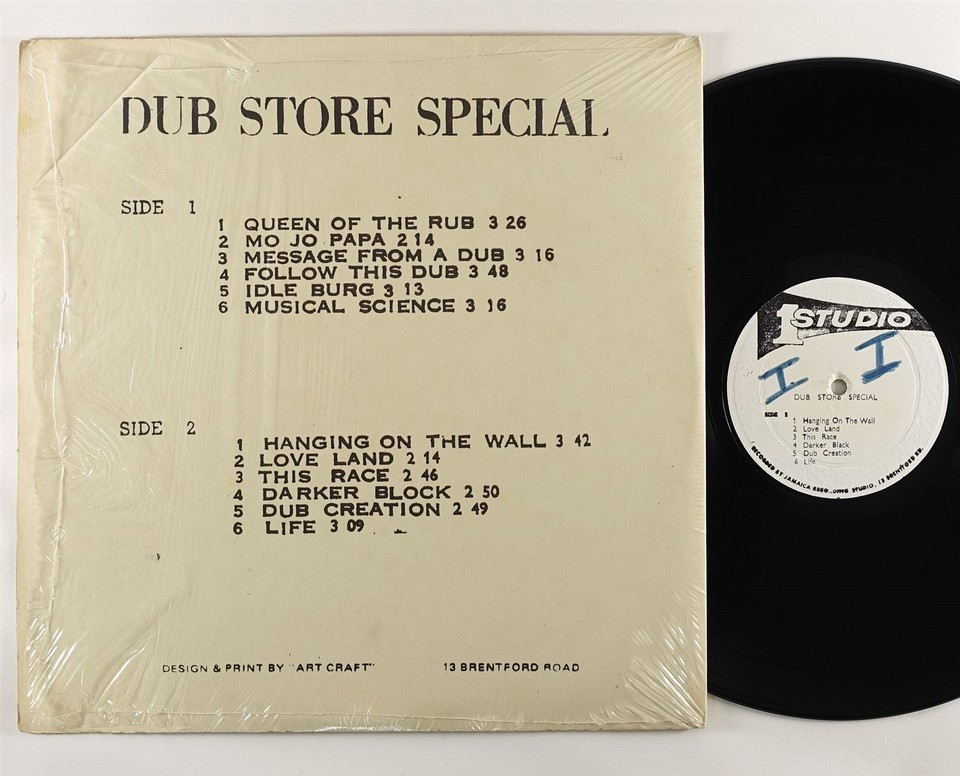 Dub Specialist "Dub Store Special" Reggae LP Studio One Silk Screen ...