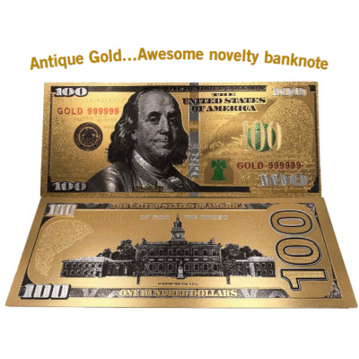 3 Antique Gold Banknotes Notes Reserve Currency Money Coins Paper US ...