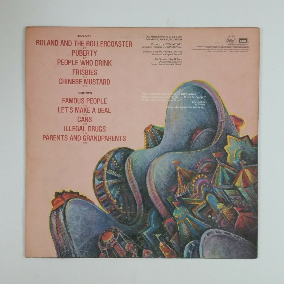 BILL COSBY Bill's Best Friend ST11731 MbC LP Vinyl VG+ Textured Cover ...