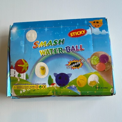 Splat Ball Fun Squeezable Sticky Smash Throw Chicks & Carrots New 12 ...