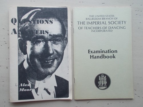 Lot 2 Vintage Modern & LatIn ISTD Examination Handbook Questions ...