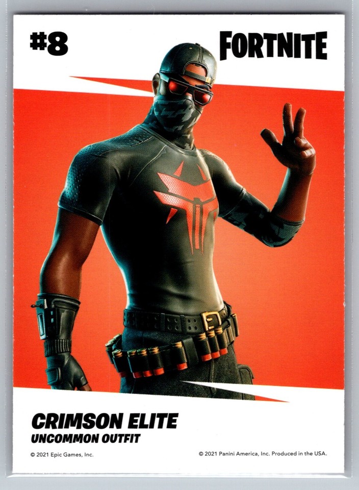 Crimson Elite Laser Foil Fortnite Series 3 | eBay