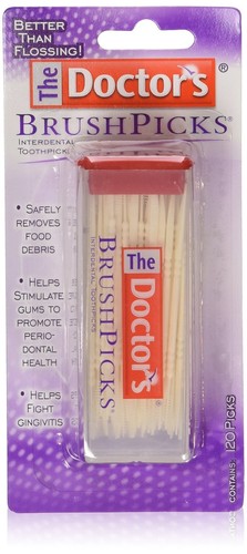 12 Pack The Doctors Brushpicks Interdental Toothpicks 120 Count Ea 1440 ...