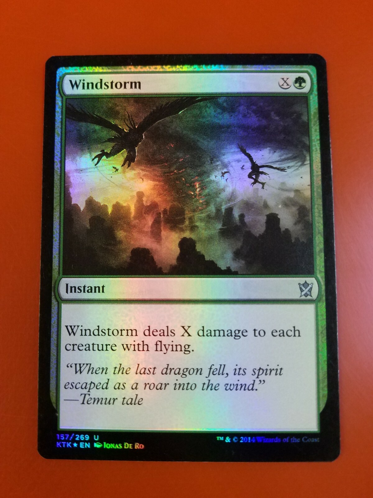 1x Windstorm | FOIL | Khans of Tarkir | MTG Magic Cards | eBay