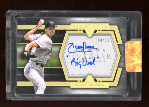 2022 Topps Five Star Holo Gold Randy Johnson HOF ON CARD AUTO 20/20 | eBay