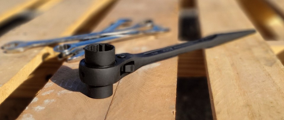 3/4" x 7/8" Ratchet SPUD Scaffold Wrench For Aligning Bolts | eBay