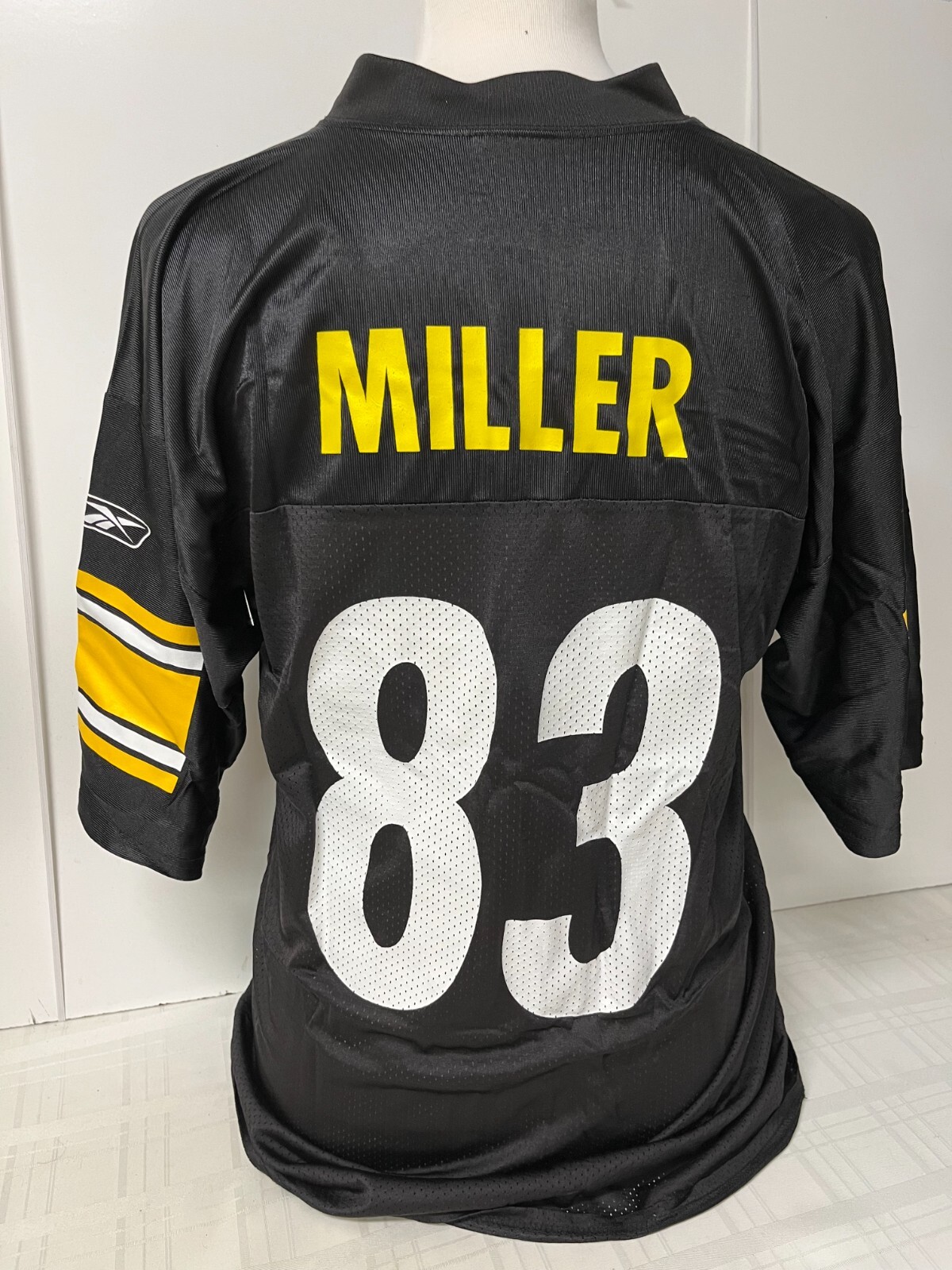 Jersey NFL Super Bowl XLIII Men L Pittsburgh Steelers Miller #83 Tampa ...