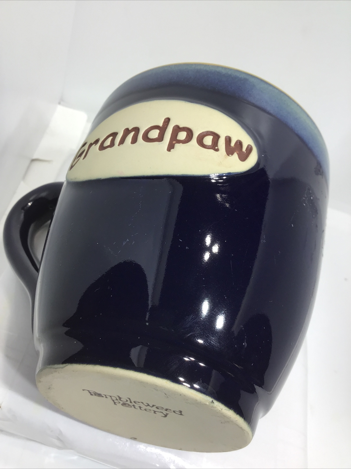 GRANDPAW COFFEE MUG. EMBARRASSED GRANDPA POTTERY MUG. Art Deco Mug ...