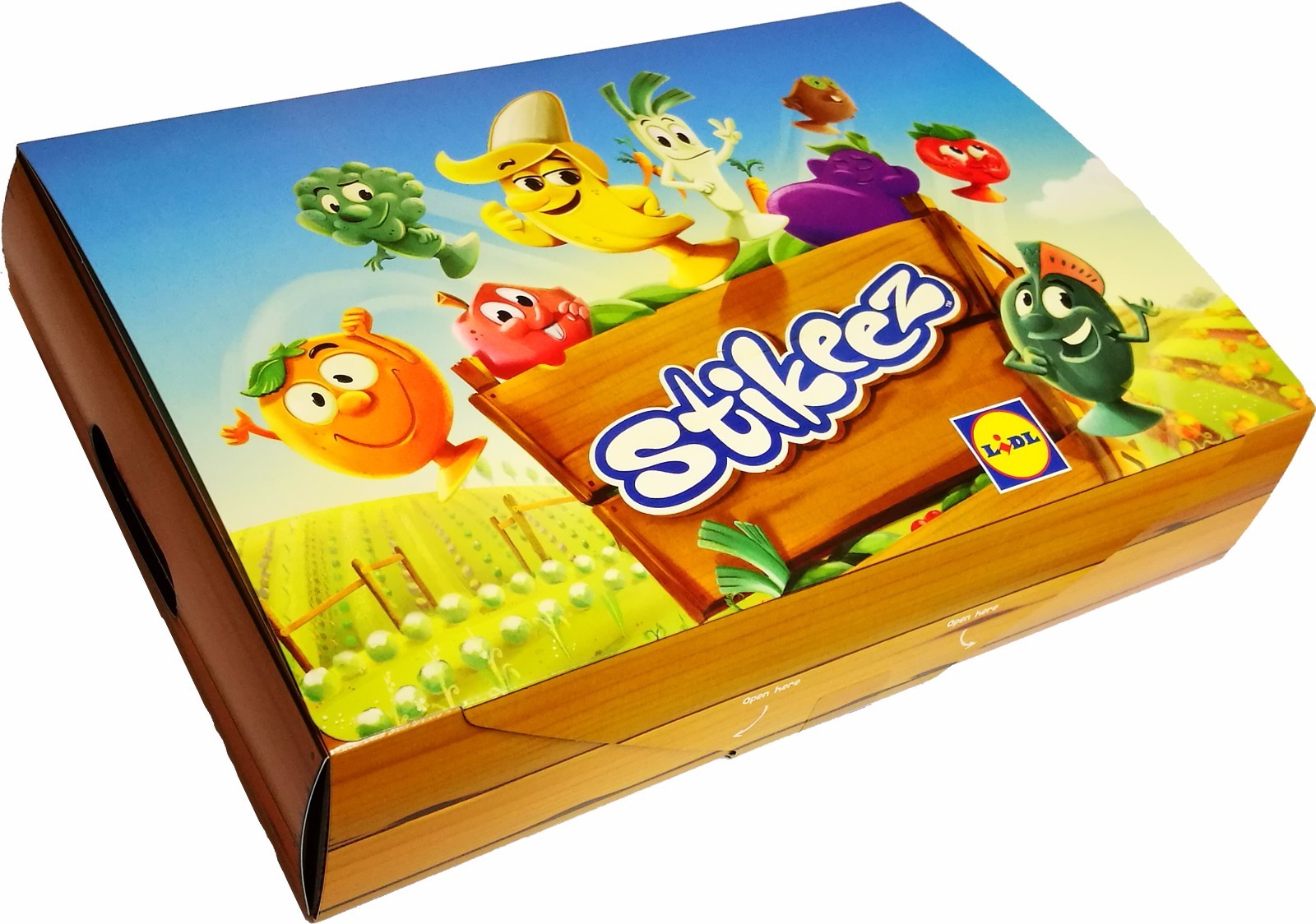 Lidl Stikeez Fruit & Vegetables 2017, full set, collector box stikiz ...