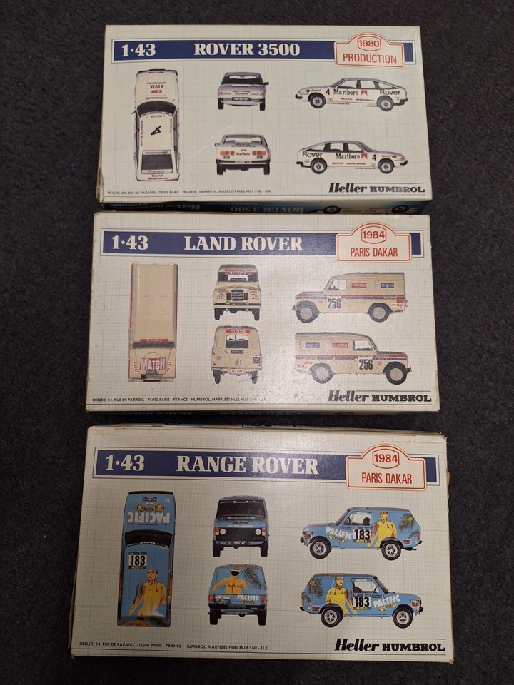 Heller Humbrol Bausatz 1:43, Rover SD1 3500, Land Rover, Range Rover | eBay
