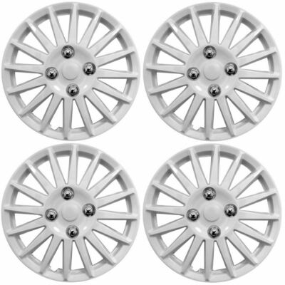 KIA PICANTO Car Wheel Trims Hub Caps Plastic Covers Lighting 14" White ...
