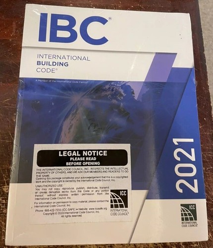 NEW International Building Code IBC 2021 Paperback Book Intl Code ...