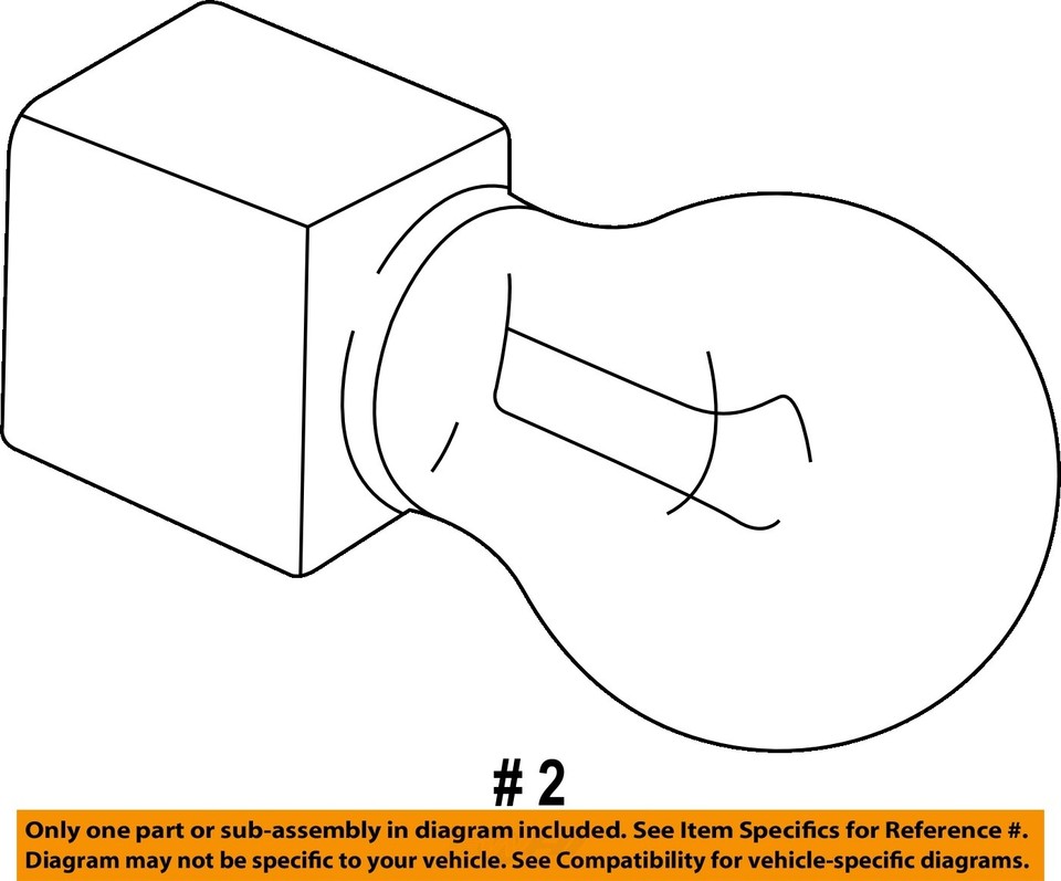 FORD OEM-Exterior Bulb F4CZ13466A | eBay