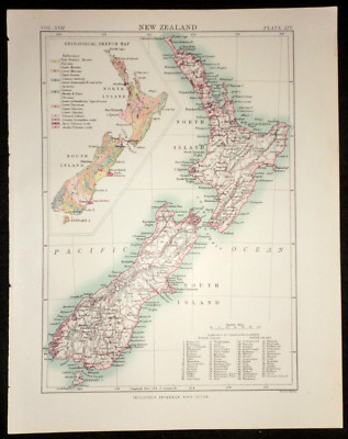 Pre-1900 - Antique Victorian Map