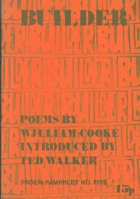 William Cooke, Ted Walker / Builder Poems Signed 1st Edition 1980 ...