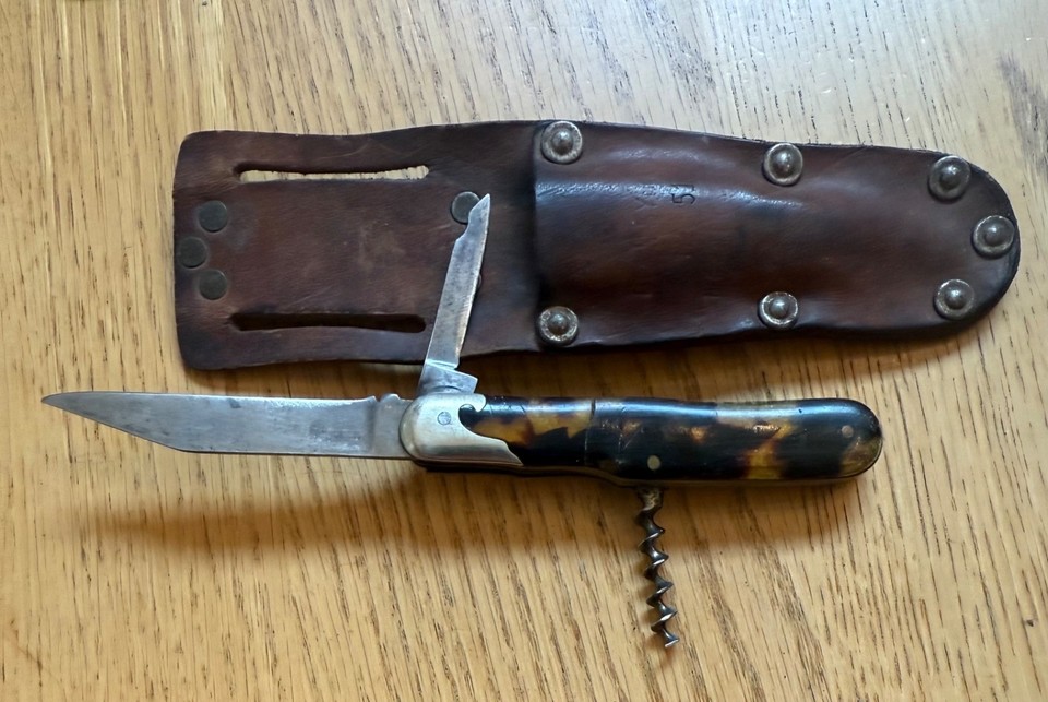 RARE VINTAGE BELL SYSTEMS TORTOISE KNIFE USED N21 | eBay