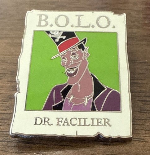 Disney BOLO Princess & the Frog Dr. Facilier Wanted Poster Cast Mystery ...