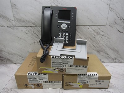 Lot of 3 New in Factory Sealed Boxes AVAYA 9611G Gigabit VoIP IP ...