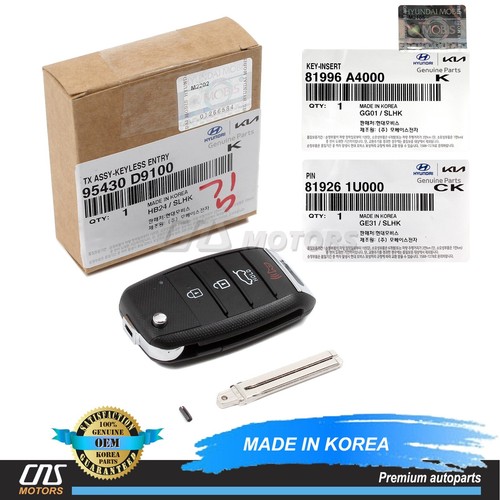 GENUINE FOB Keyless Entry Remote Key for 2017-2019 Kia Sportage ...