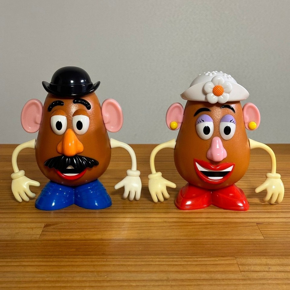 Toy Story Mr.& Mrs. Potato head Candy Case Set of 2 14cm Tokyo Disney ...