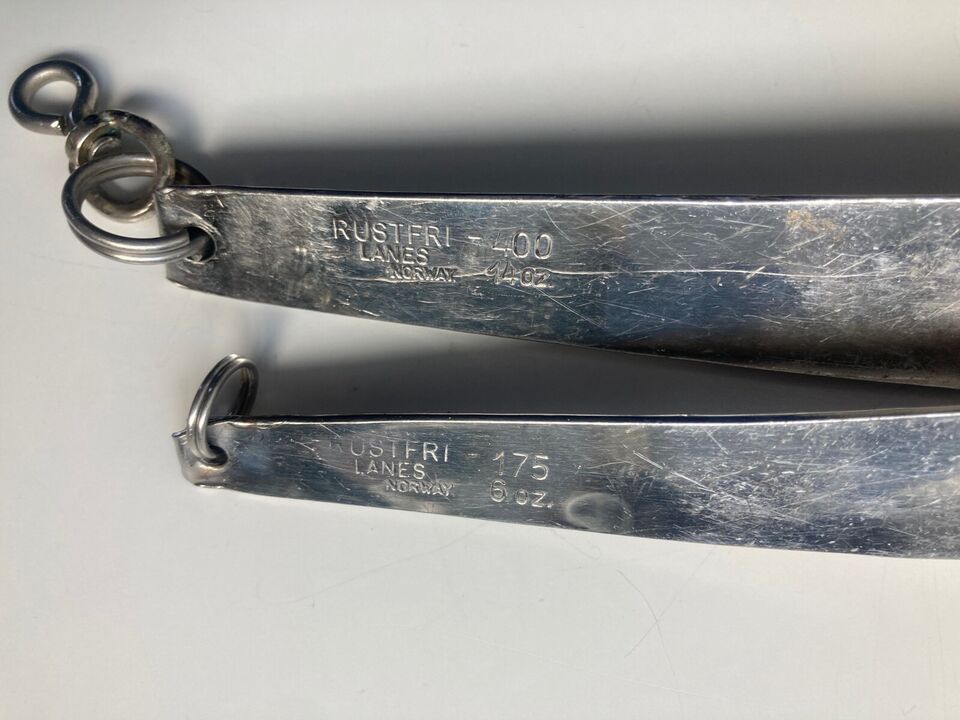 Cod Fishing Jigs 8 oz. & 14 oz. Rustfri - Lanes, Norway | eBay UK