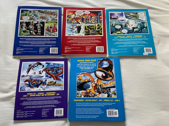 V.Rare set of all 5 Gerry Anderson TV21 ‘Century 21' comic artwork ...