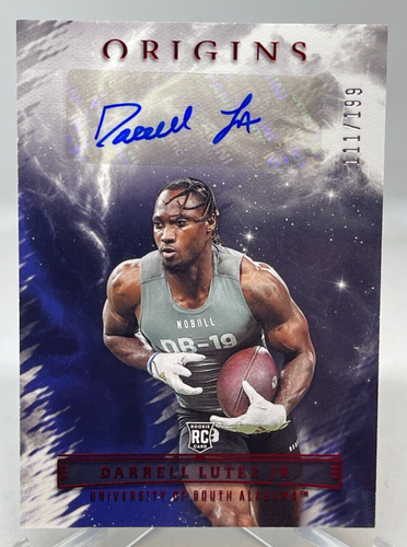 Darrell Luter Jr. 2023 Chronicles Draft Picks Origins Red Rookie Auto ...