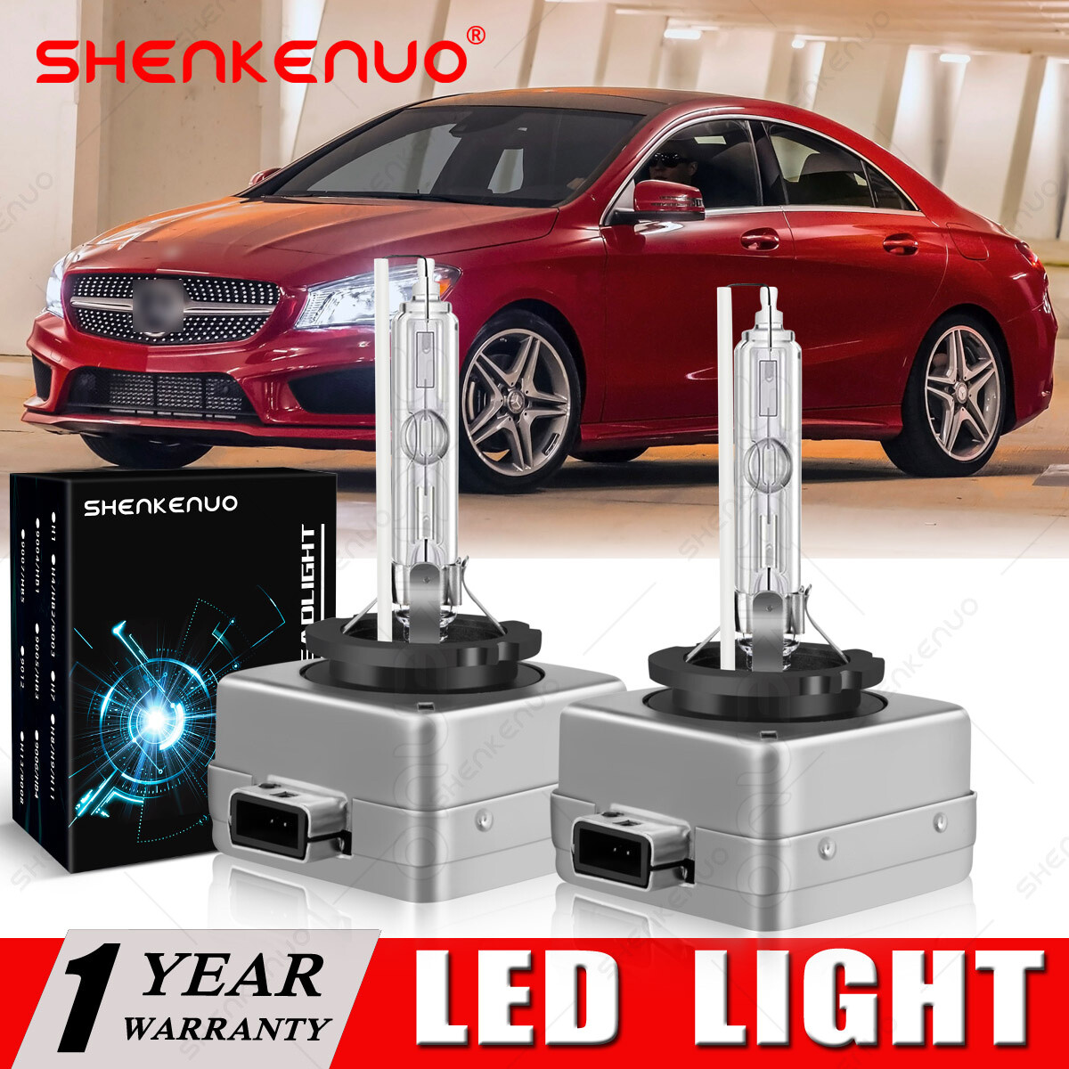 New HID Headlight For Mercedes-Benz CLA250 2014-2016 D3S Xenon Bulbs ...