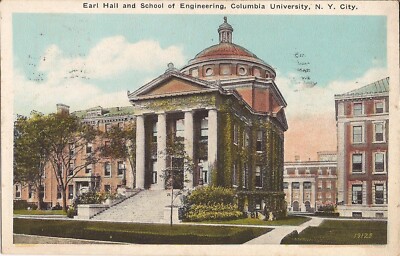 NEW YORK CITY - Columbia University - Earl Hall - School of Engineering ...