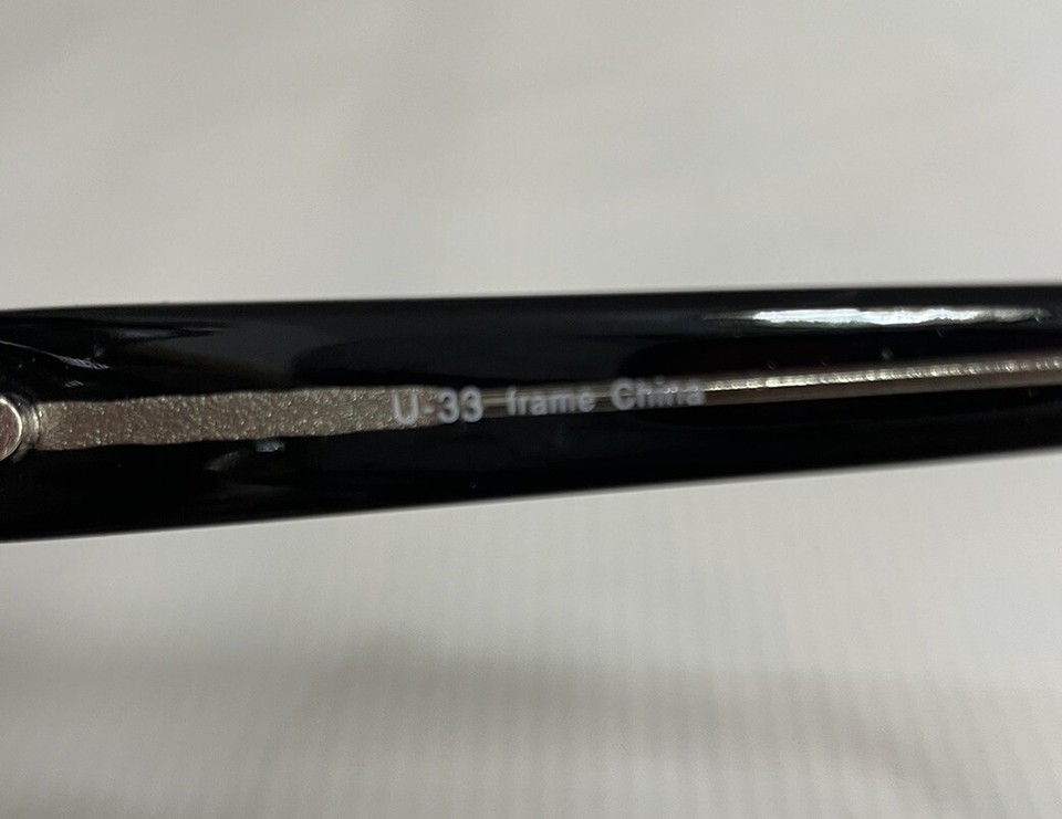 NEW 4U Eyeglasses Frames 50-15-140 Black U 33 Glasses | eBay