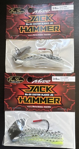 Lot of 2 Evergreen - Jack Hammer - 3/8 oz. Bladed Jig - JDM | eBay
