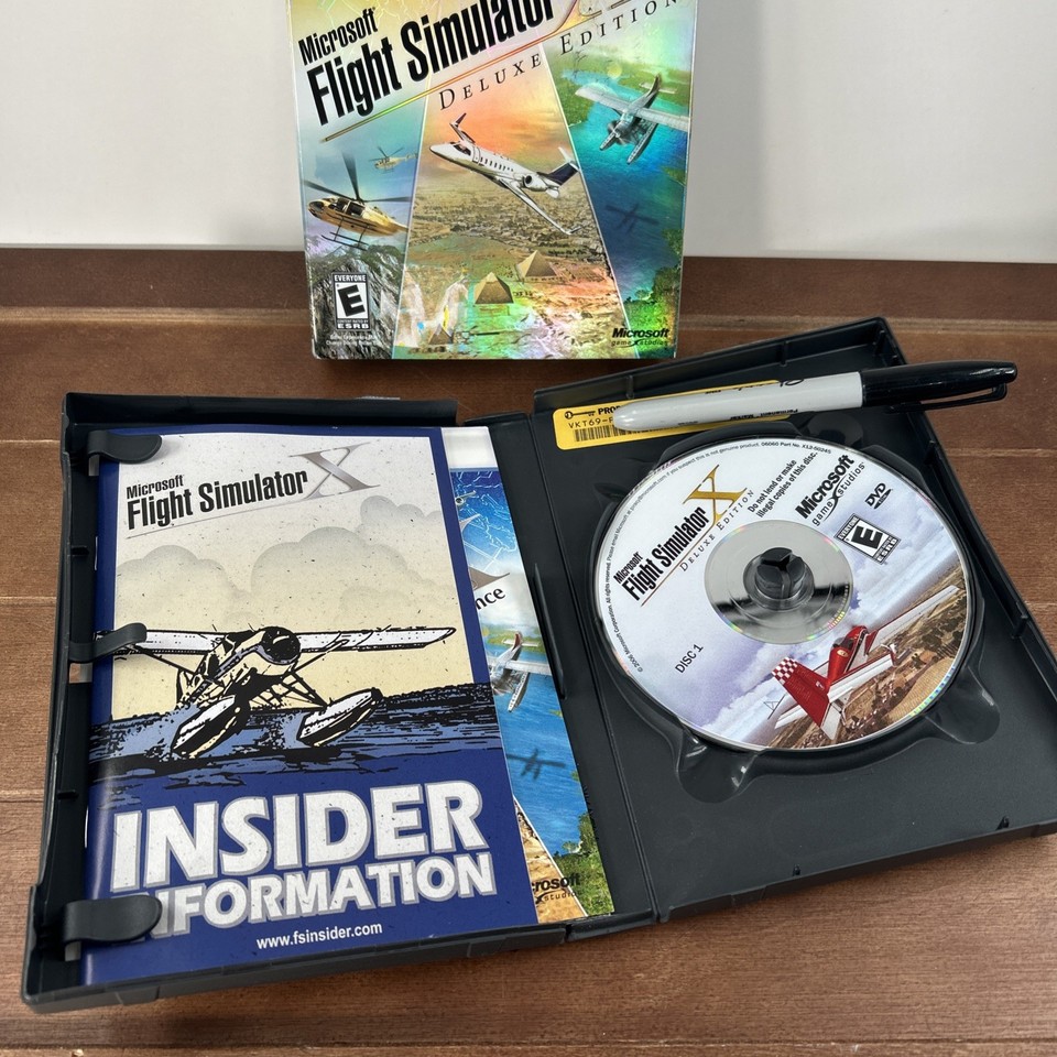 Microsoft Flight Simulator Deluxe Edition, 2006, 2-CD Set, With Key | eBay
