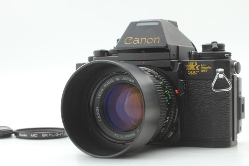 1984 LA Olympic [N MINT] Canon New F-1 AE SLR Film Camera FD 50mm 1.4 ...