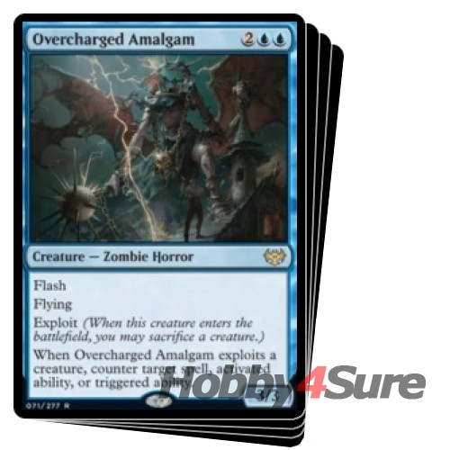 Overcharged Amalgam X4 M/NM Magic: The Gathering MTG Innistrad: Crimson ...
