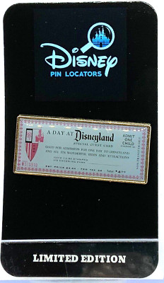 Disney DLR Admit one Child Ticket LE 1955 pin | eBay