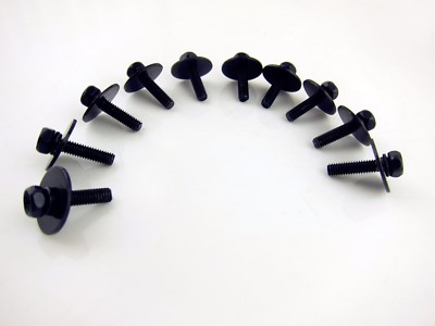 10PCS M4 x 18mm Drum Mounting Screws with Washers for Drum Lugs / DIY ...