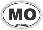 Missouri Oval Vinyl Decal Sticker State Car Diesel Truck Home MO ...