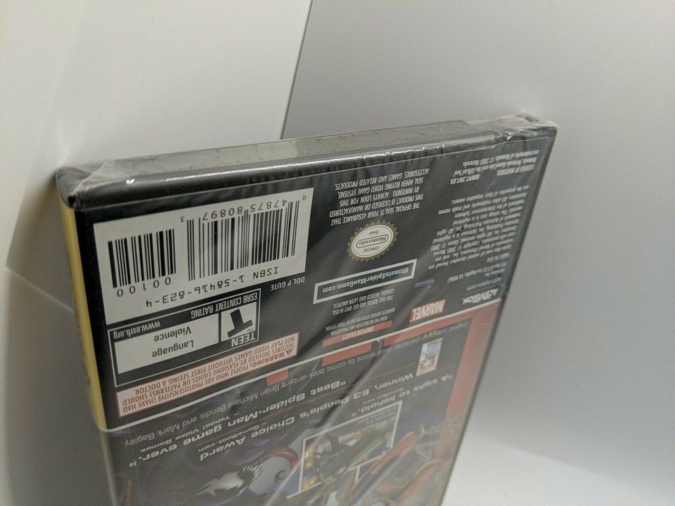 NEW FACTORY SEALED! Nintendo GameCube Ultimate Spider-Man 2005 Game ...