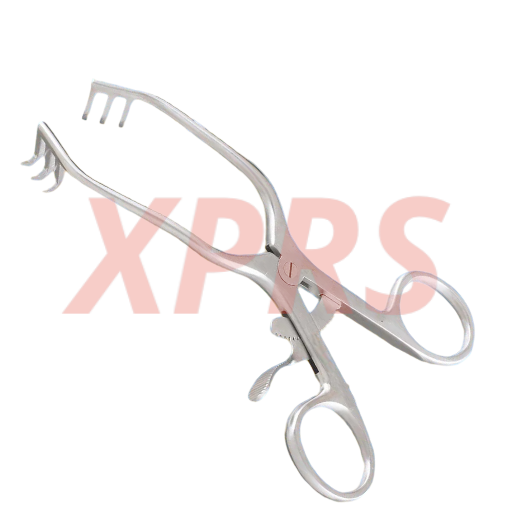 Wullstein Endaural Retractor, 5", Semi-Sharp, 3x3 Teeth, Premium German ...