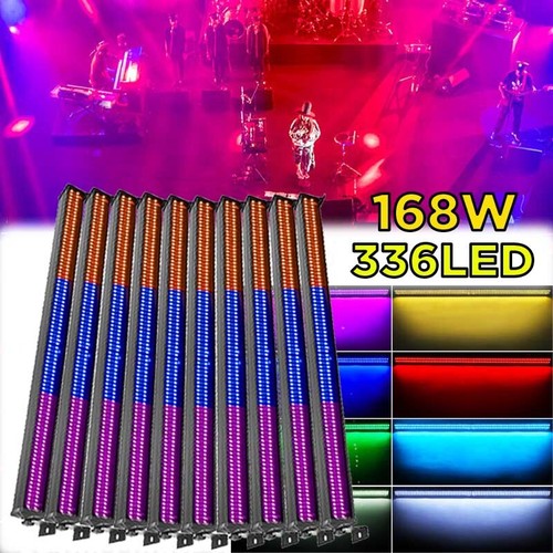 Wall Wash Light Bar 336 LED RGB 3 in1 DMX Stage DJ Disco Party Strobe ...