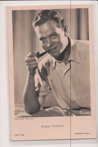 Vintage Postcard Gustav Fröhlich German actor and film director | eBay