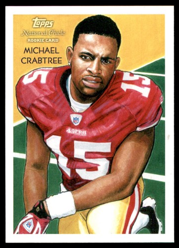 2009 Topps National Chicle #C15 Michael Crabtree RC Rookie 49ers | eBay
