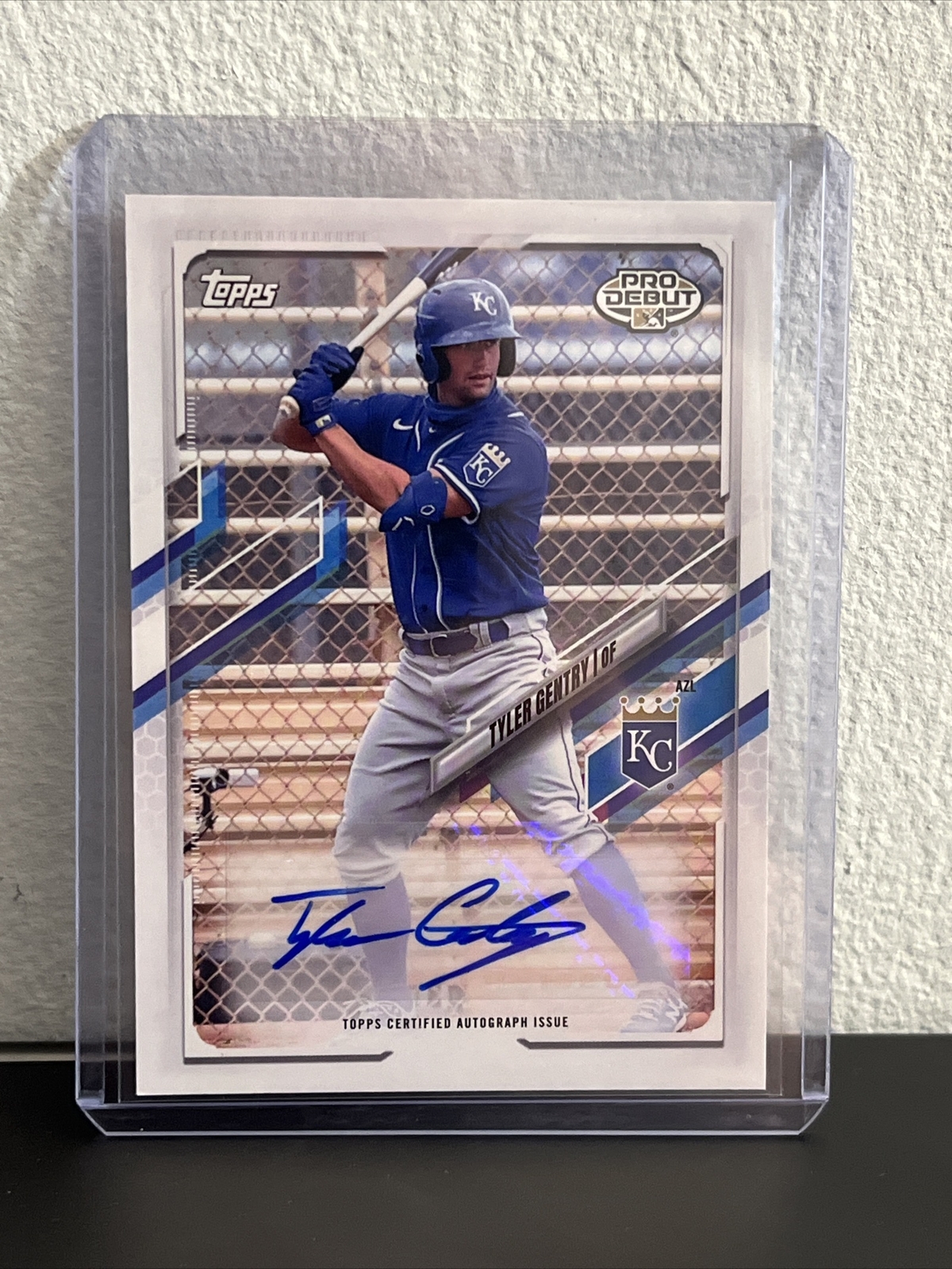 2021 Topps Pro Debut Autograph Tyler Gentry #PD-122 AZL KC Royals RC | eBay