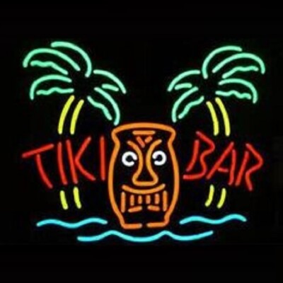 Tiki Bar Totem Pole 24"x20" Neon Sign Lamp Light Visual Nightlight ...