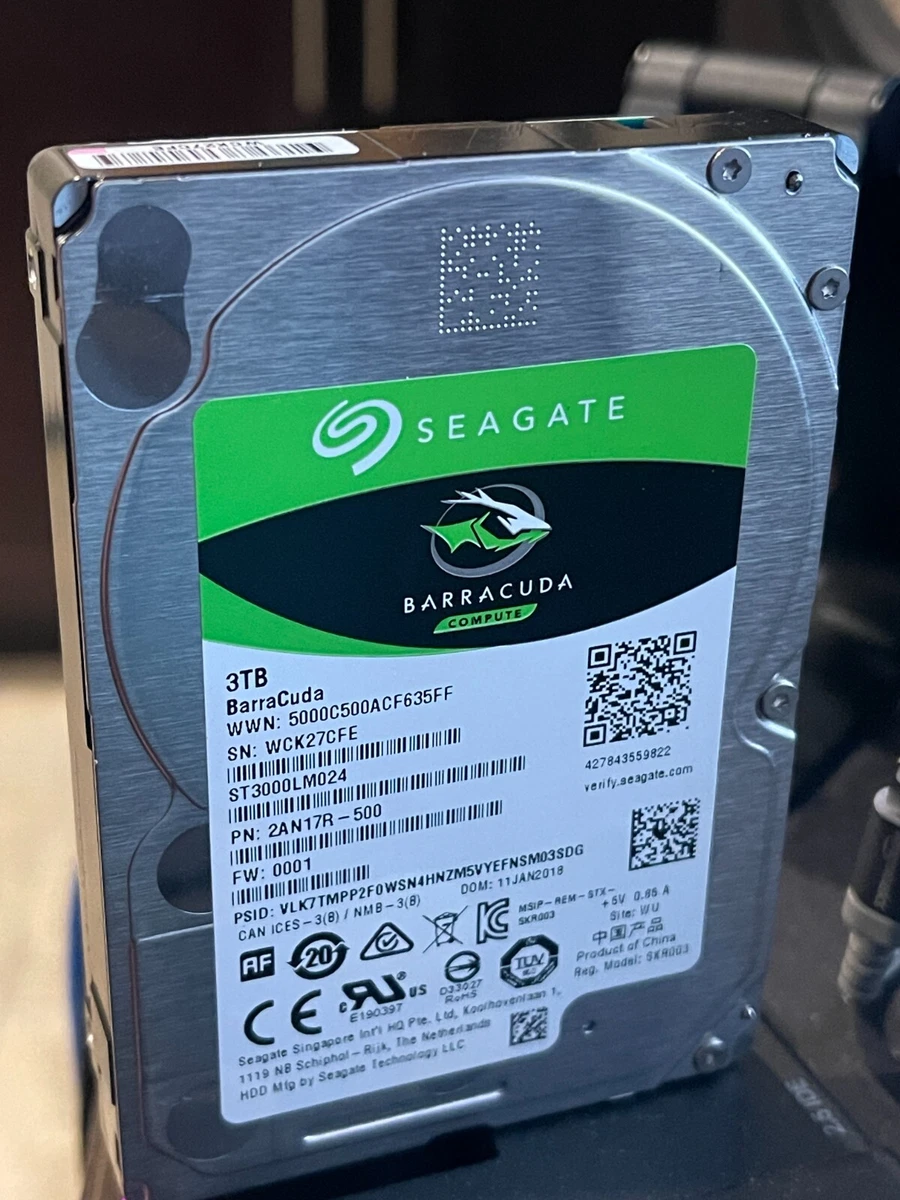 GREEN Seagate Barracuda 2Tb Hdd, Memory Size: 2000GB