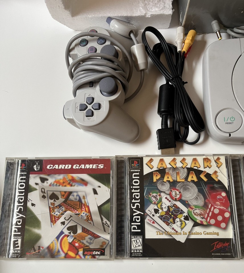 Sony PlayStation 1 PS1 Slim PSone Console Original Box CIB Complete ...