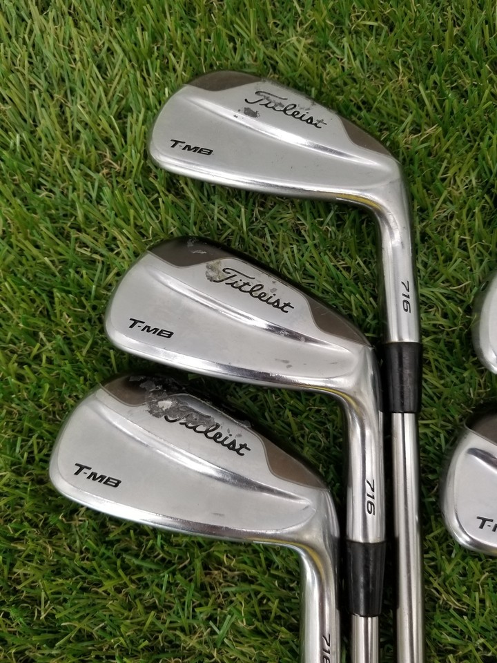 2015 TITLEIST 716 TMB IRON SET 5-PW REGULAR MITSUBISHI KUROKAGE AMC ...