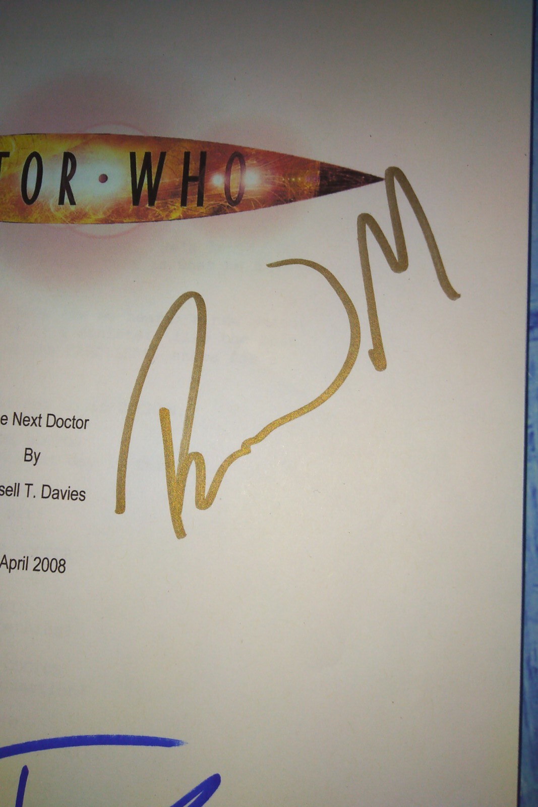 David Tennant & David Morrissey Signed Doctor Who Script COA The Next ...
