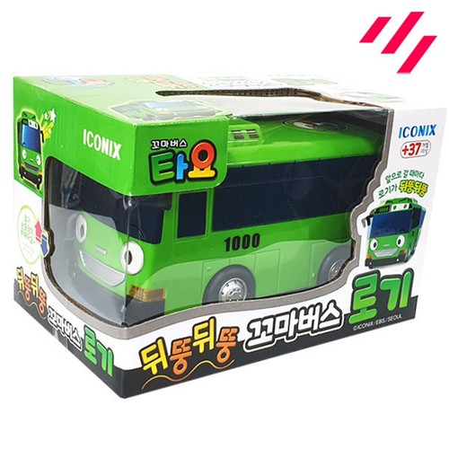 Tayo Little Bus "New Waddle Waddle Rogi" Friction Gear Car Kids Toy ...